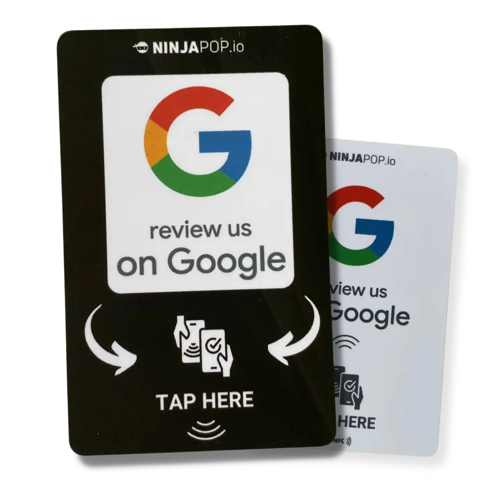 Ninja Pop- Table Top Google Review Stand - Get Google reviews with one
